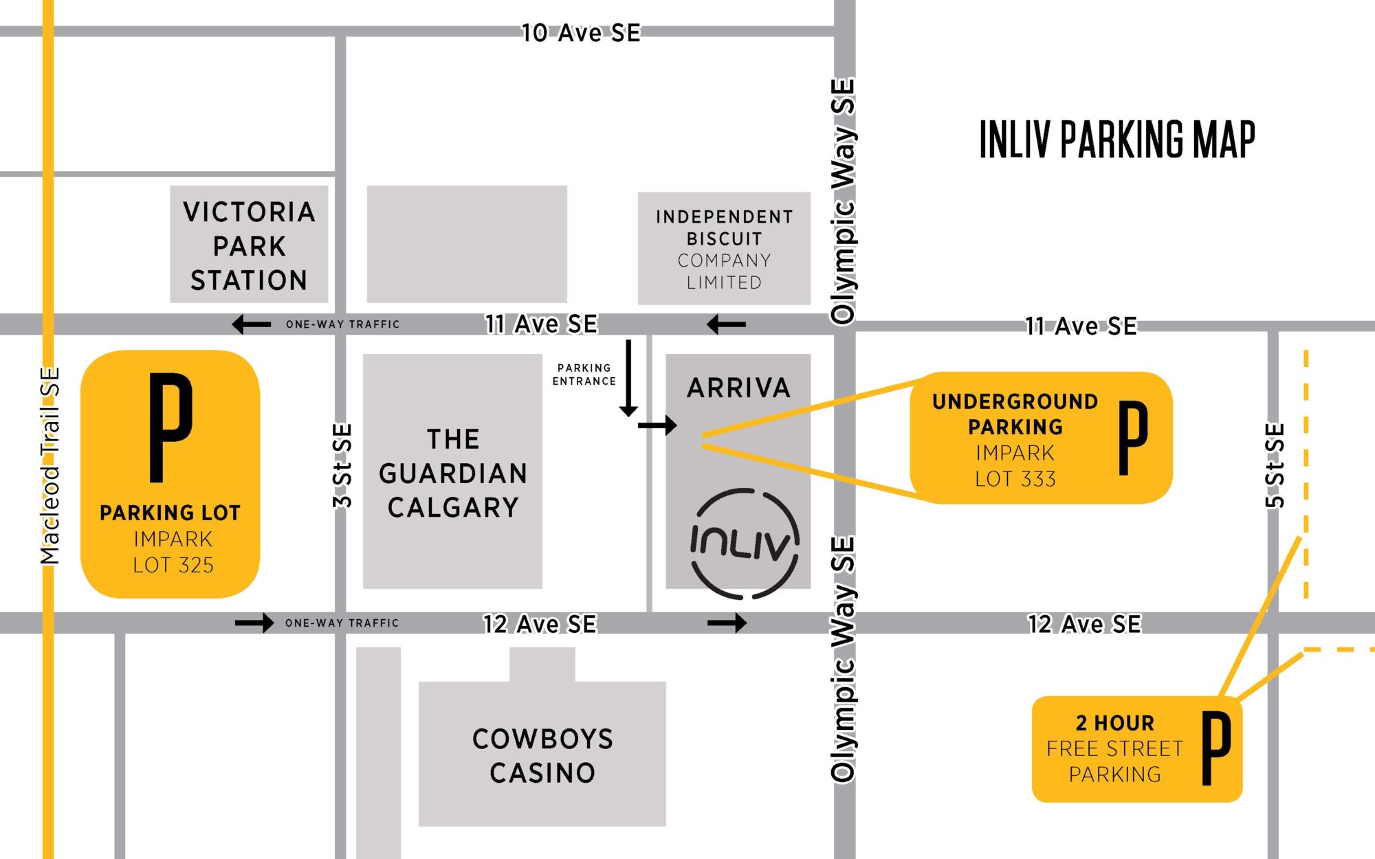 Parking at INLIV Calgary | WELL Longevity